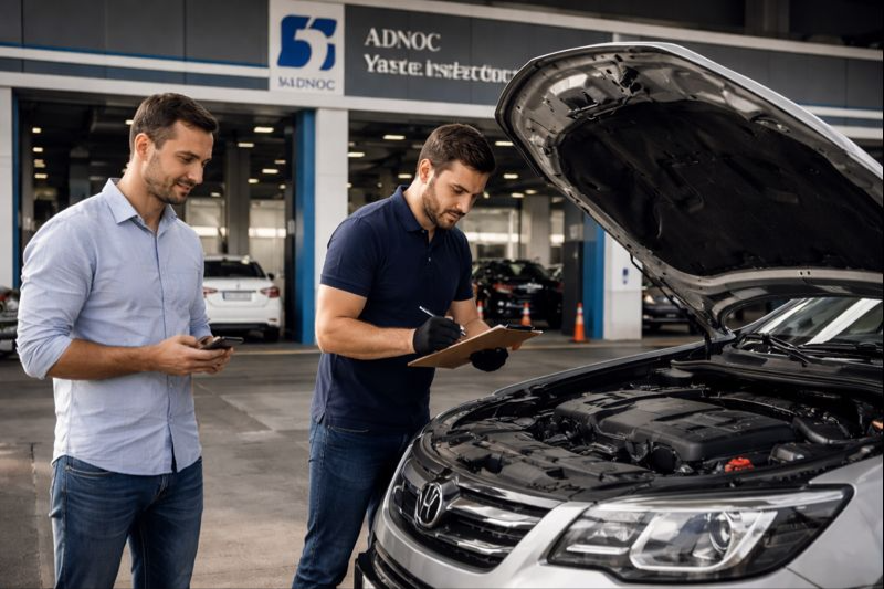 ADNOC Car Inspection Yas in Abu Dhabi